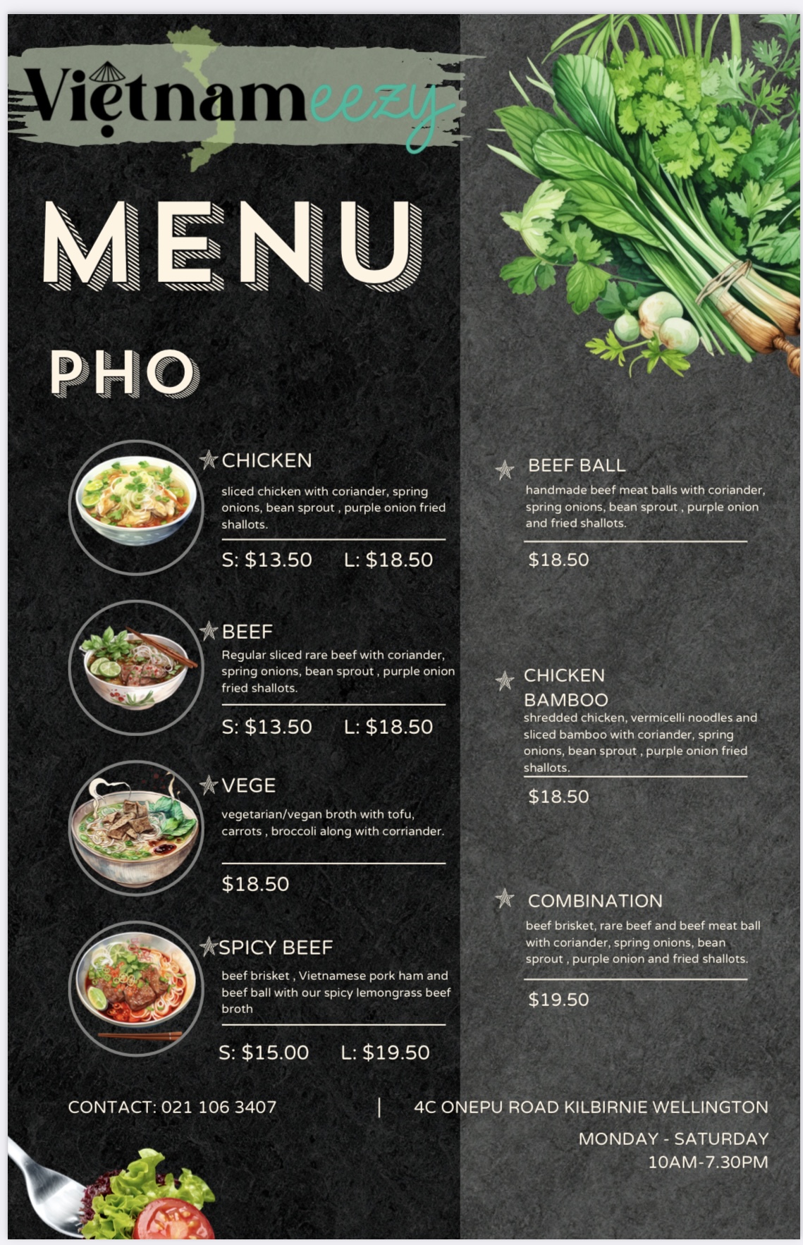 Menu – Vietnameezy